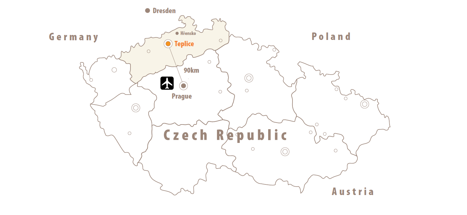 Travel to Teplice - Lázně Teplice